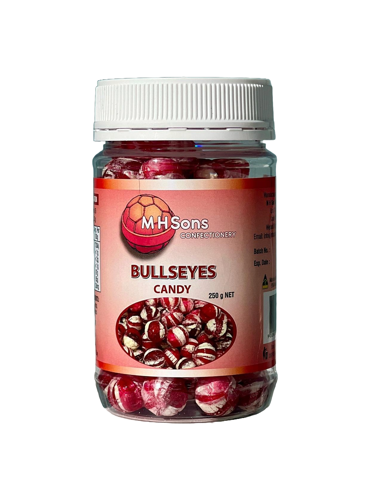 Bullseyes Candy Pack (250g) - M H Son's Confectionery