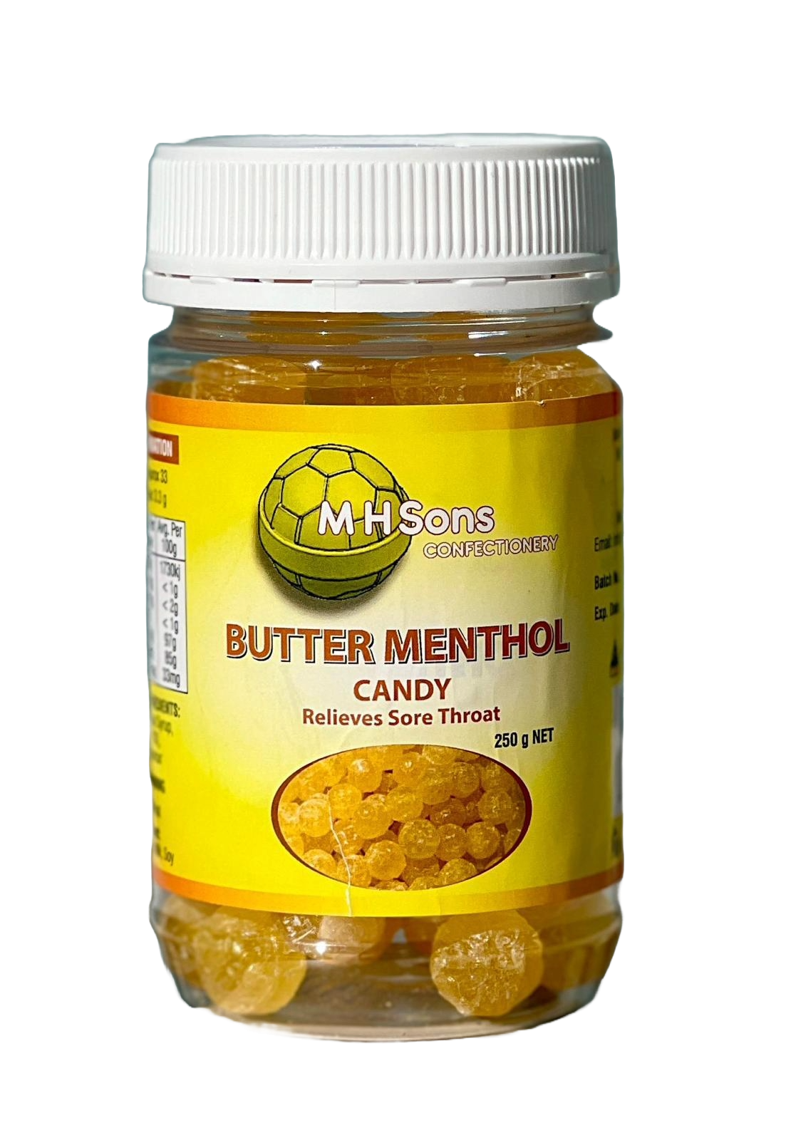 Butter Menthol Candy Pack (250g) - Bubble Blast | M H Son's Confectionery