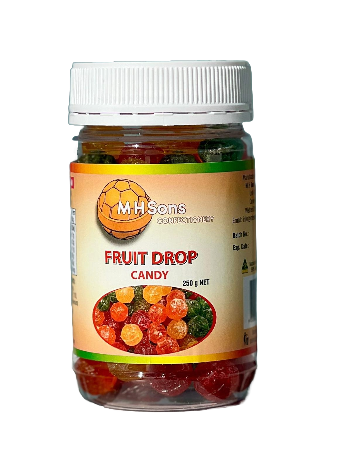 Fruit Drops Candy Pack (250g) - Bubble Blast | M H Son's Confectionery