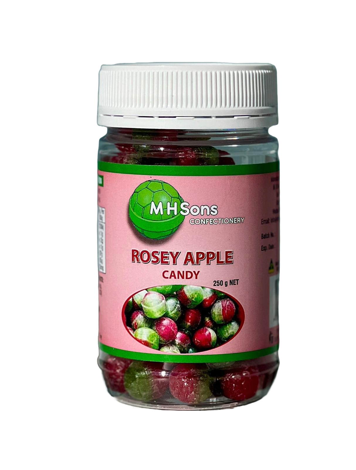 Rosey Apple Candy Pack (250g) - Bubble Blast | M H Son's Confectionery