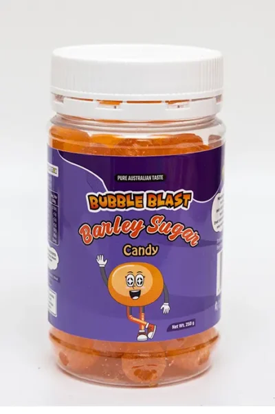 Barley Sugar Candy Pack (250g) - Bubble Blast | M H Son's Confectionery